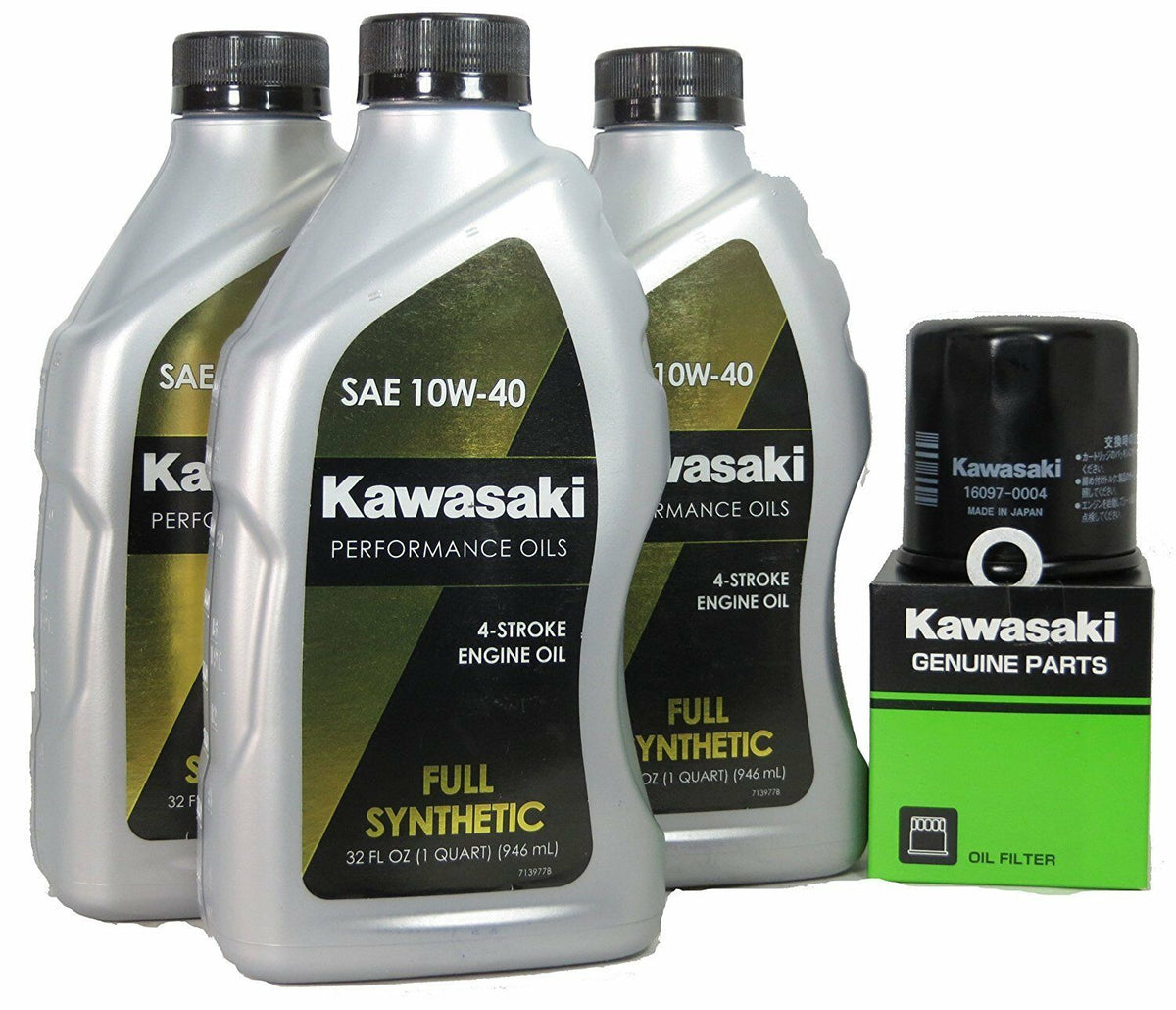 13-17 Kawasaki Ninja 300 OIL CHANGE KIT SYNTHETIC – powerpartskawasaki.com