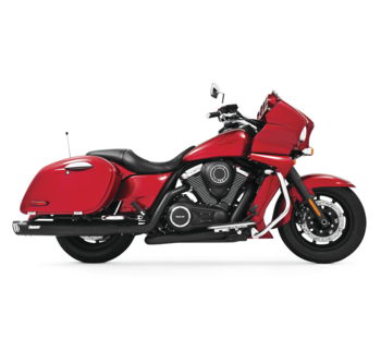 Freedom Performance Racing Dual Exhaust System - Black Mufflers - Blac ...